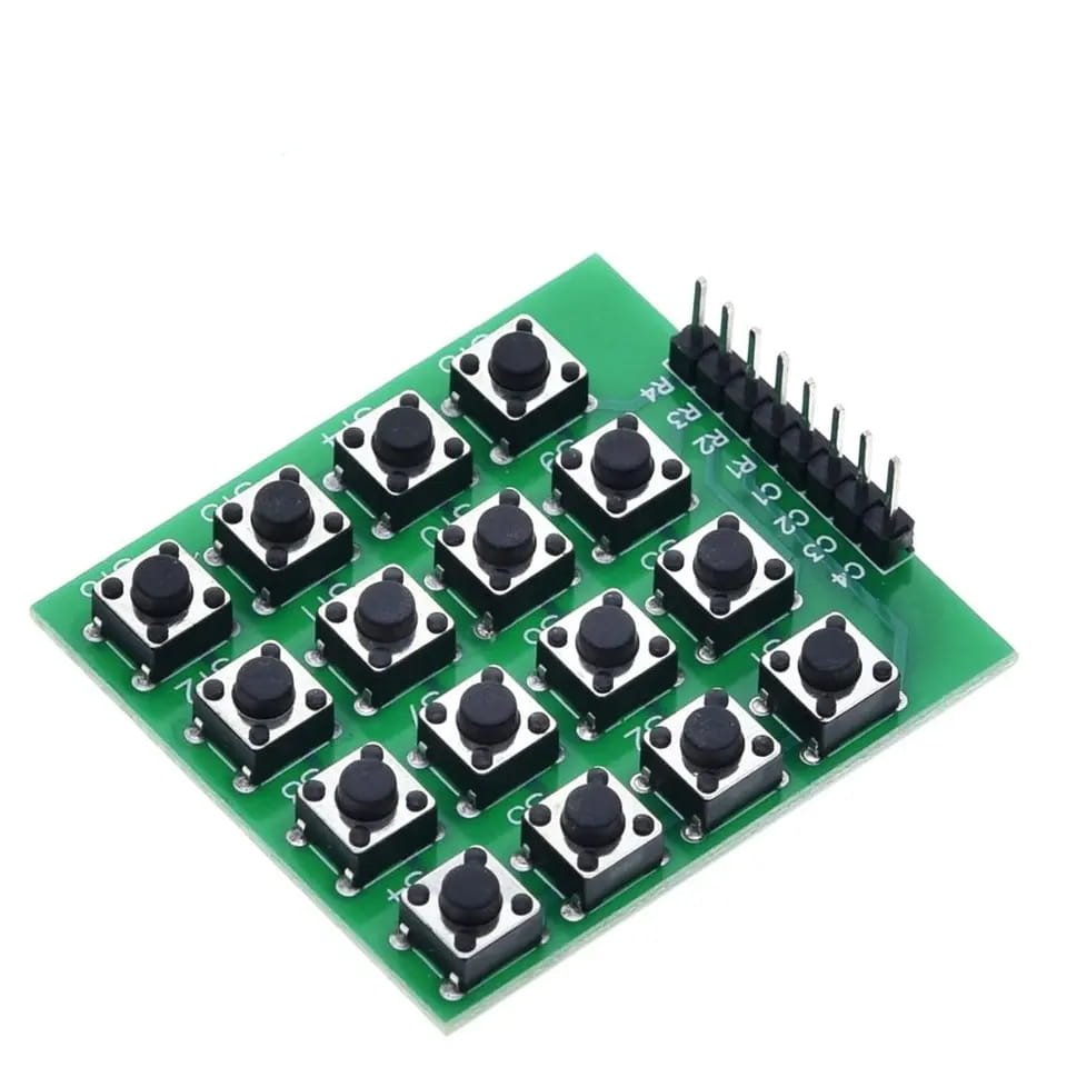 Clavier 4x4 touches matriciel compatible Arduino et ESP32